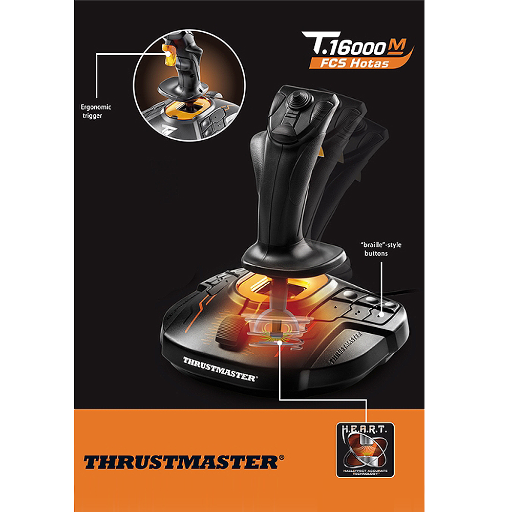 Thrustmaster | Joystick T 16000M FCS | Black - RPC.LT