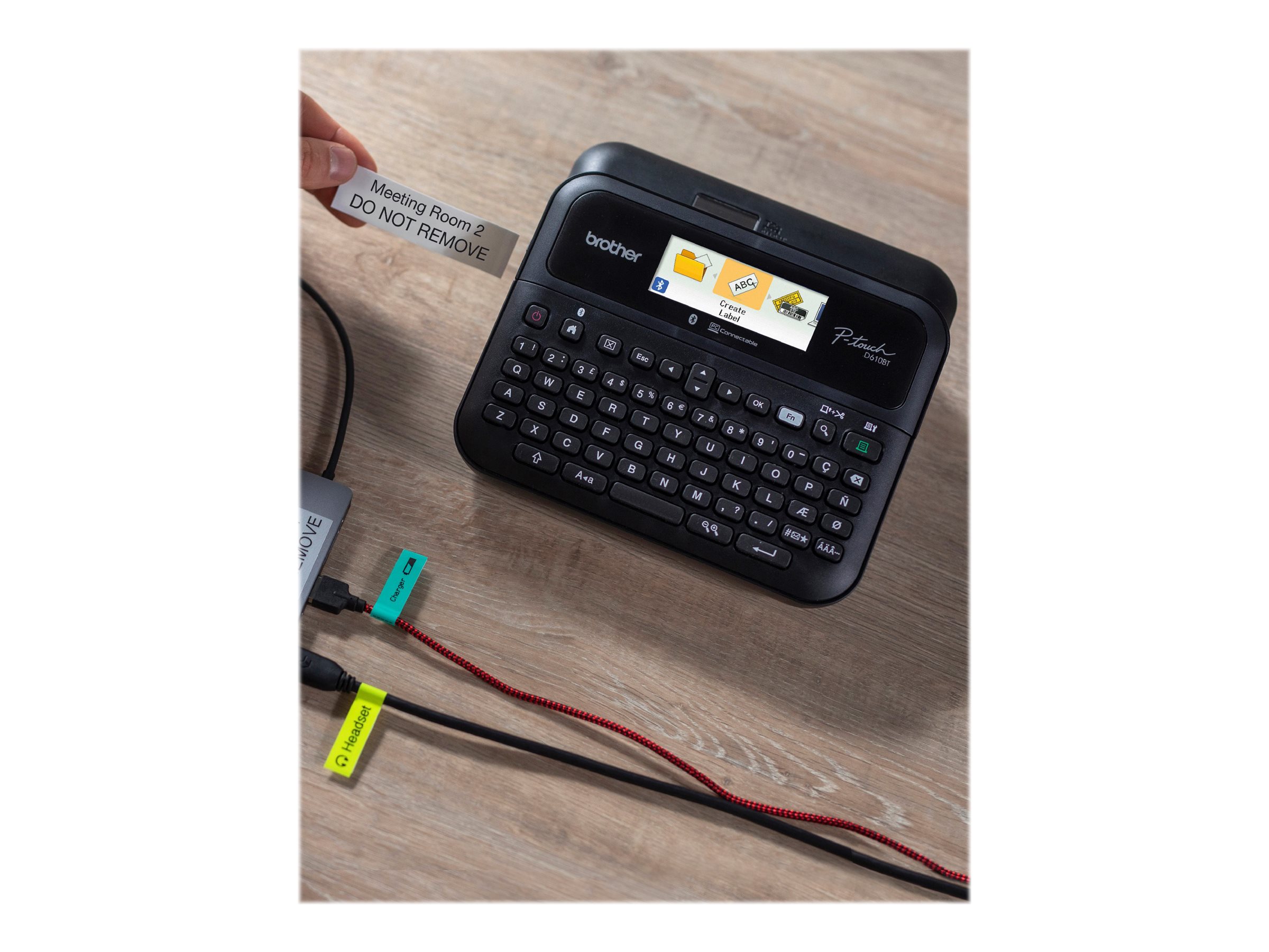 Brother PT-D610BT | Mono | Thermal | Label Printer | Black - RPC.LT