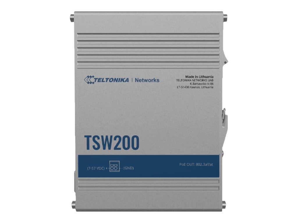 Teltonika Ethernet Switch TSW200 Unmanaged, Desktop, 1 Gbps (RJ-45 ...