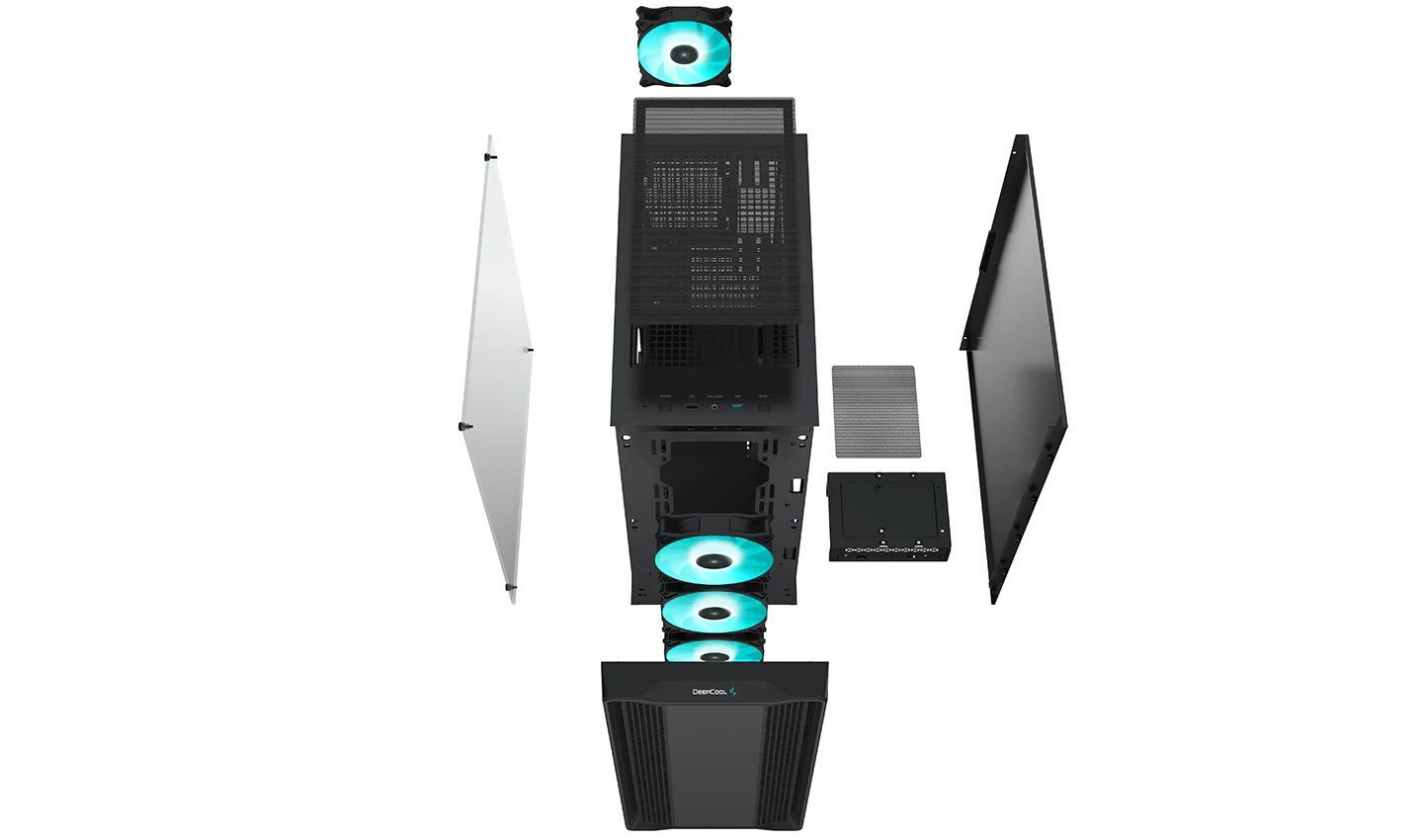 Deepcool | MID TOWER CASE (with four LED fans of Marrs Green) | CC560 ...
