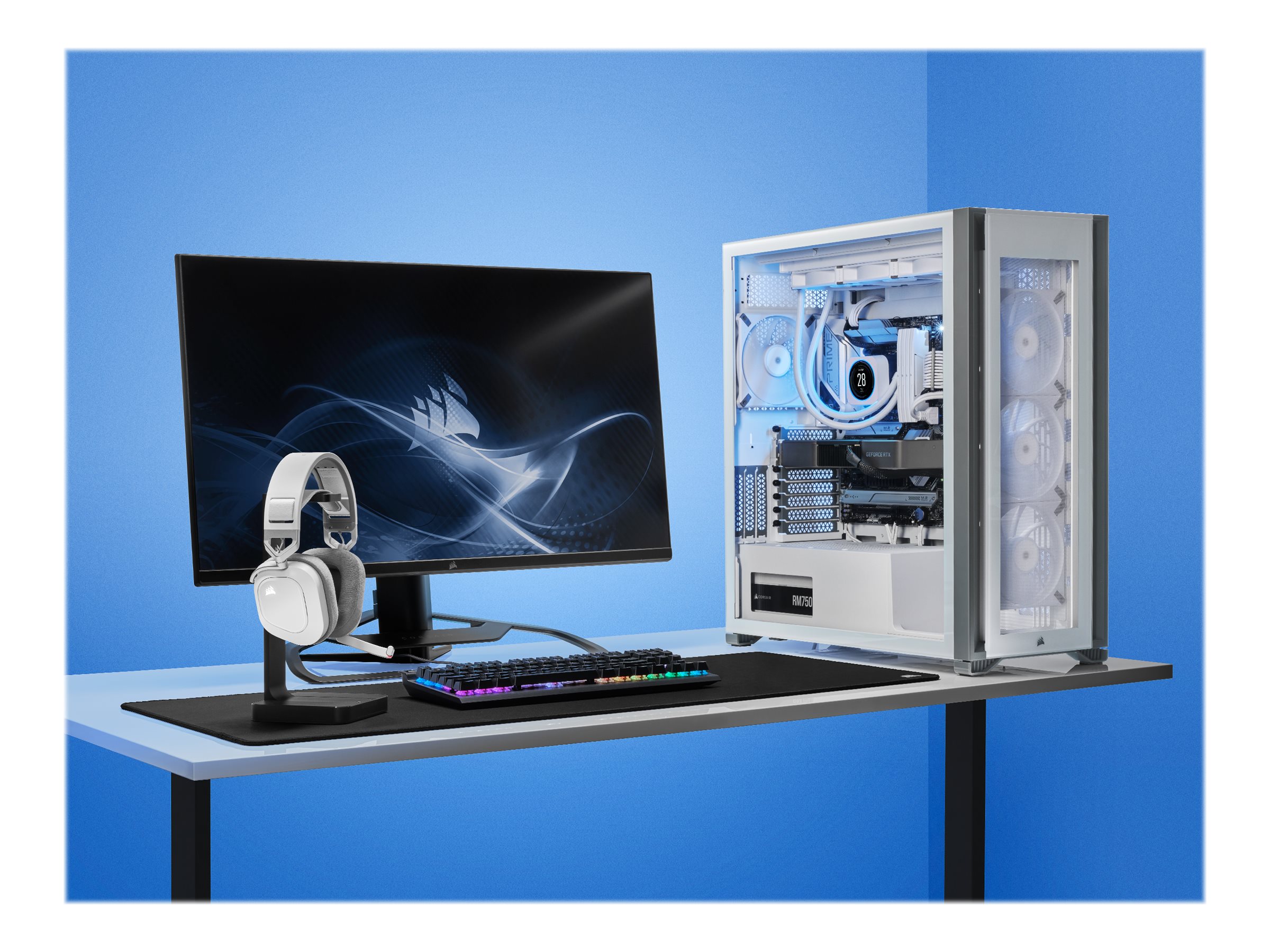 Corsair | Gaming Headset | HS80 RGB | Wireless | Over-Ear | Wireless ...