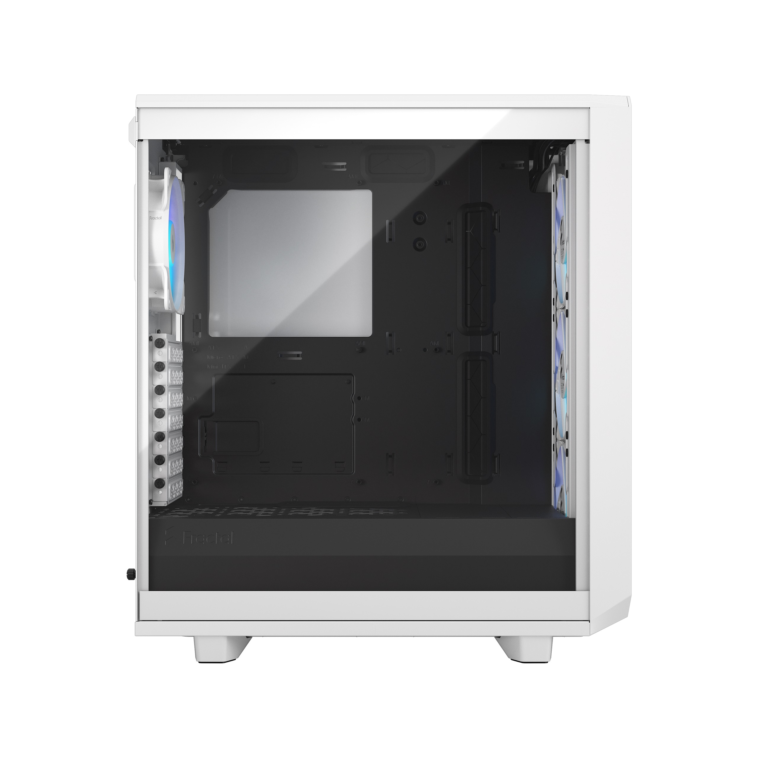 Fractal Design | Meshify 2 Compact RGB | Side window | White TG Clear ...