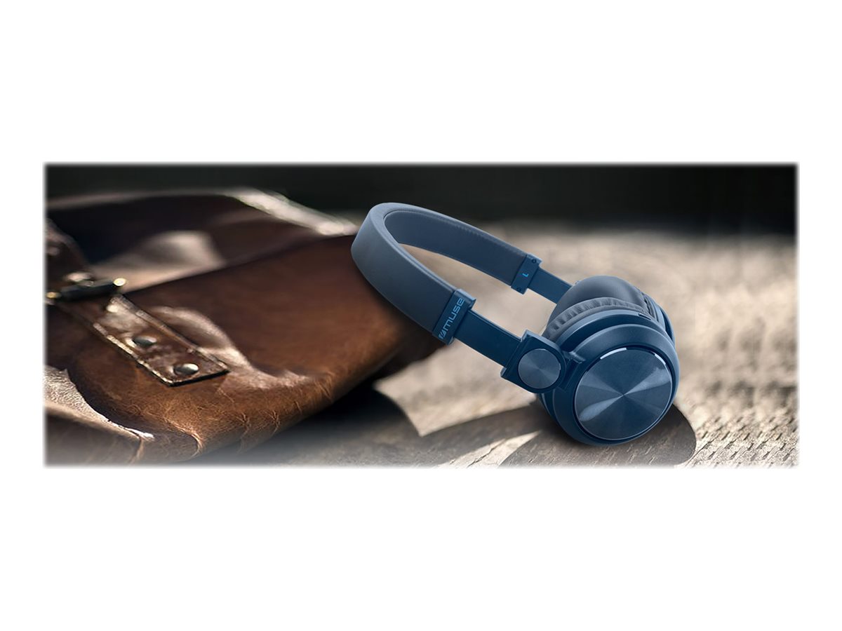 Muse | M-276BTB | Wireless | On-Ear | Microphone | Wireless | Blue - RPC.LT