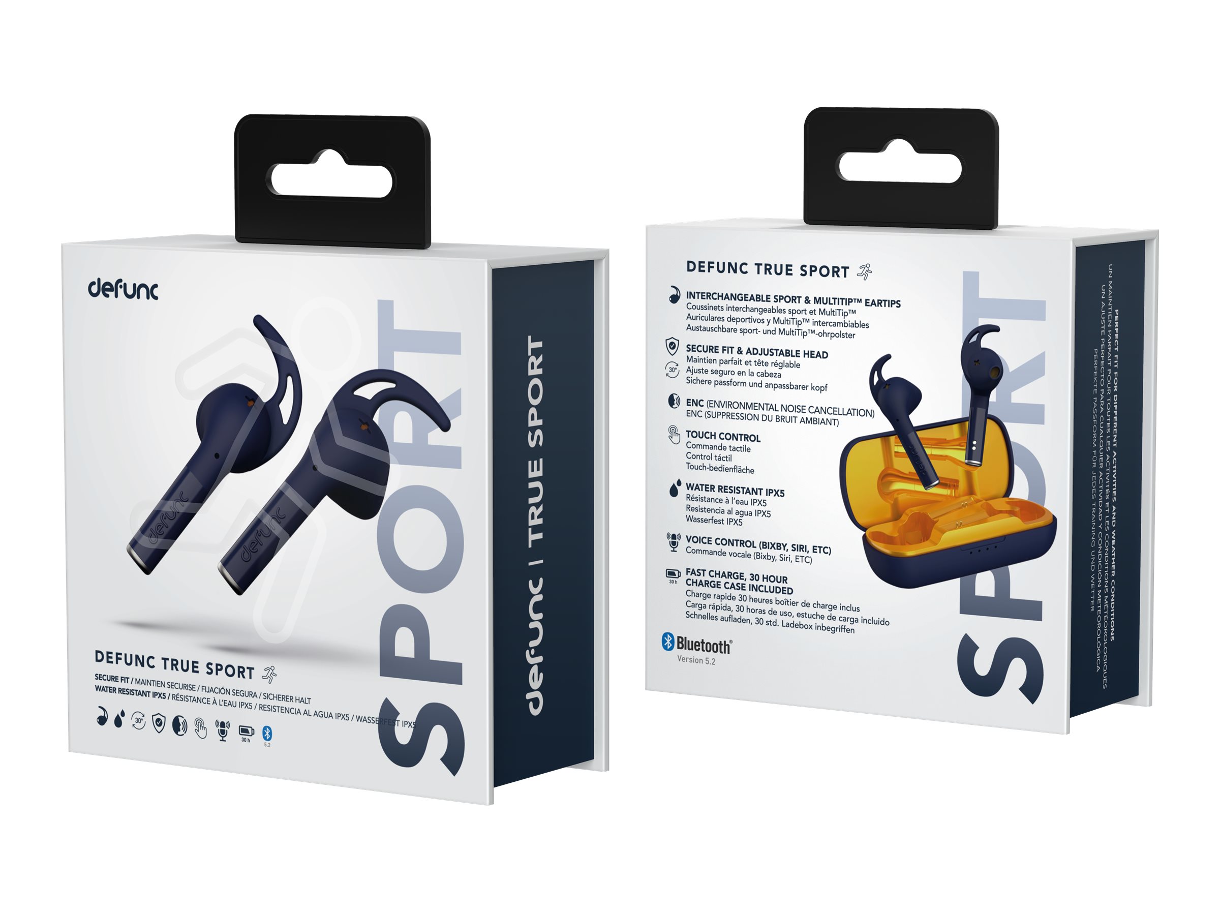 Defunc True Sport Earbuds, In-Ear, Wireless, Blue | Defunc - RPC.LT