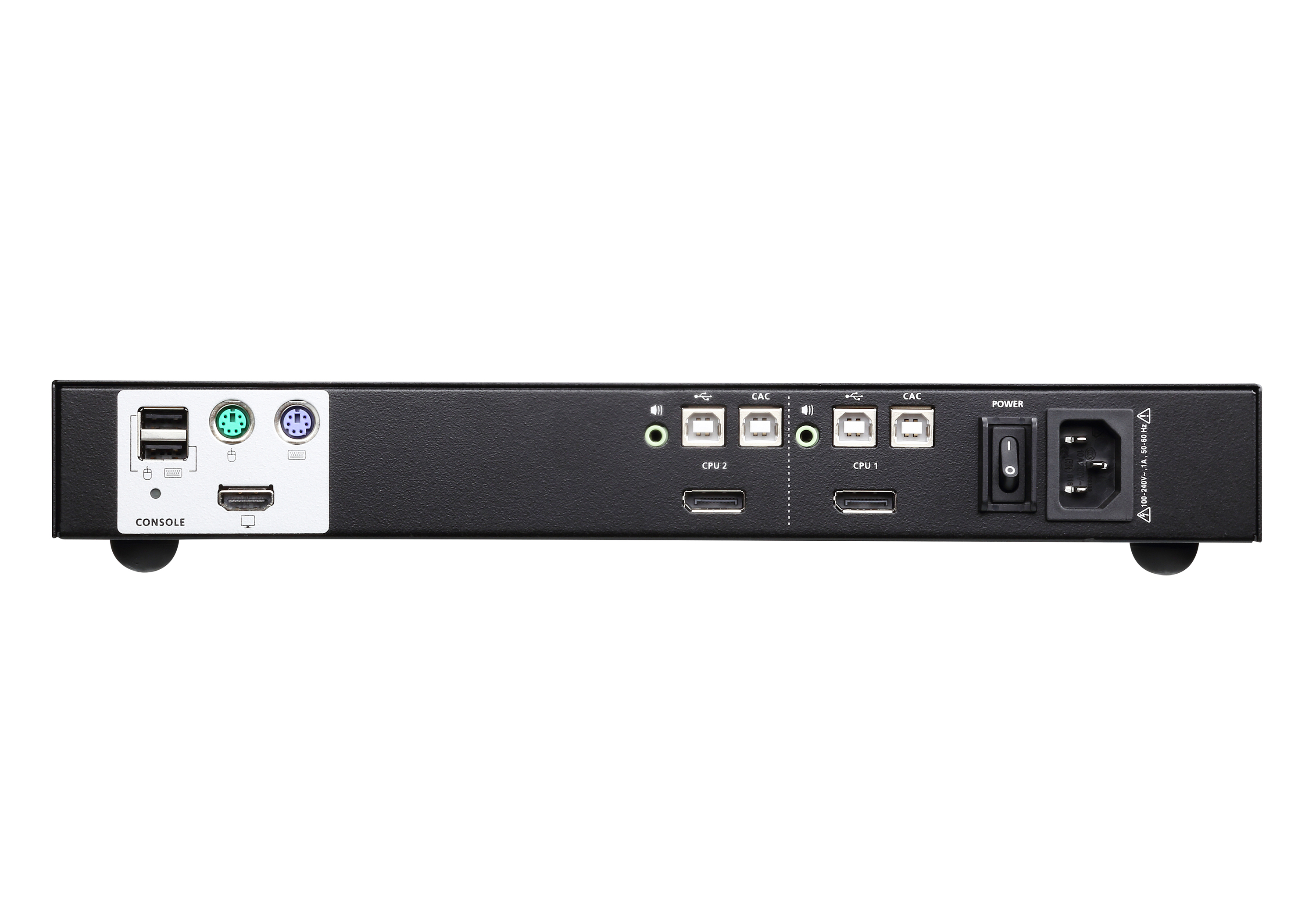 Aten 2 Port Usb Displayport Secure Kvm Switch Pss Pp V3 0 Compliant Cs1182dp Rpc Lt
