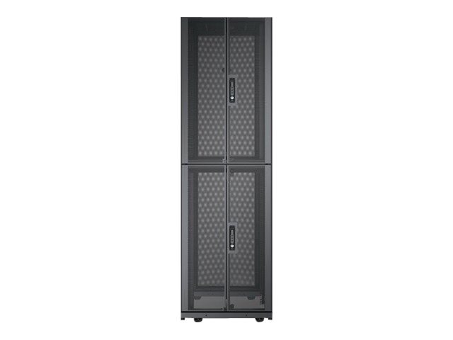 APC NetShelter SX Colocation 2 x 20U 600mm Wide x 1070mm Deep Enclosure with Sides Black ...