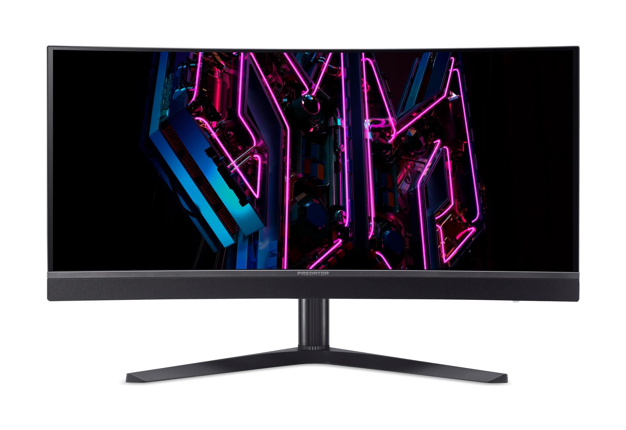 LCD Monitor ACER Predator X34Vbmiiphuzx 34" Gaming/Curved/21 : 9 Panel OLED 3440x1440 21:9 0.1 ...