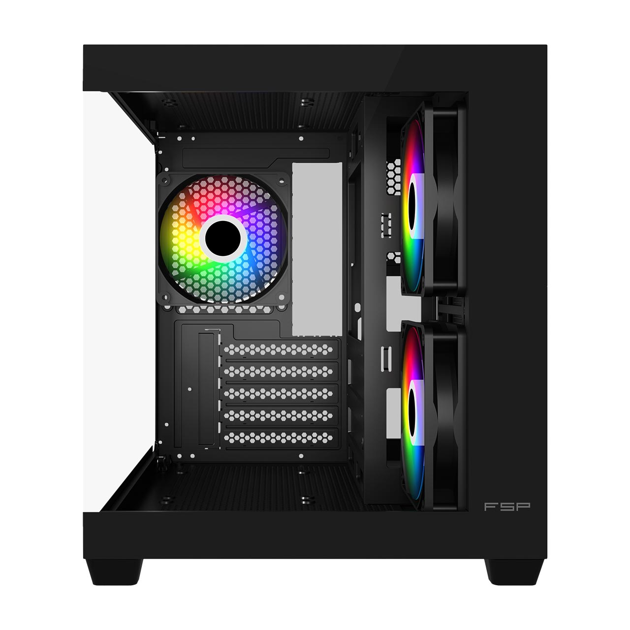 Fortron Case | S140-BA | Black | Mini-ITX, uATX(M-ATX) | Power supply ...