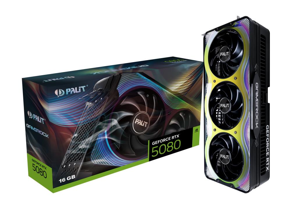 Graphics Card PALIT NVIDIA GeForce RTX 5080 16 GB GDDR7 256 bit PCIE 5. ...