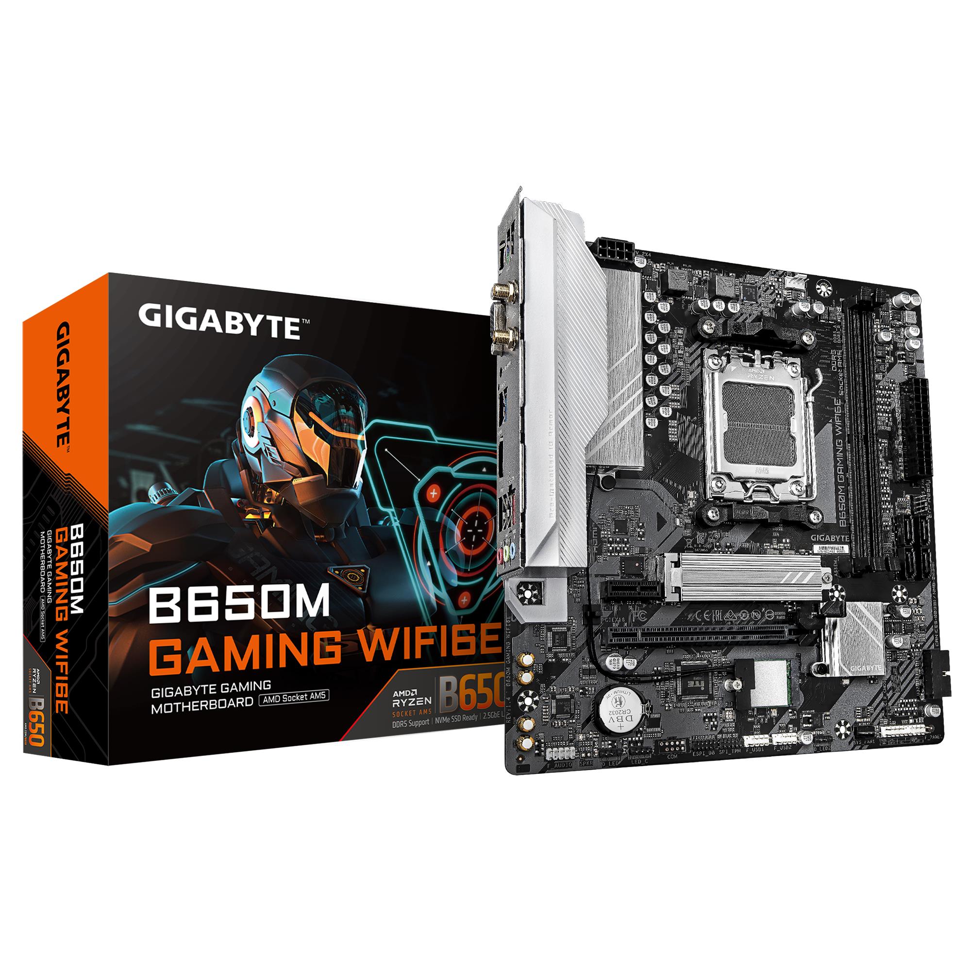 Mainboard GIGABYTE AMD B650 SAM5 Micro-ATX Memory DDR5 ...