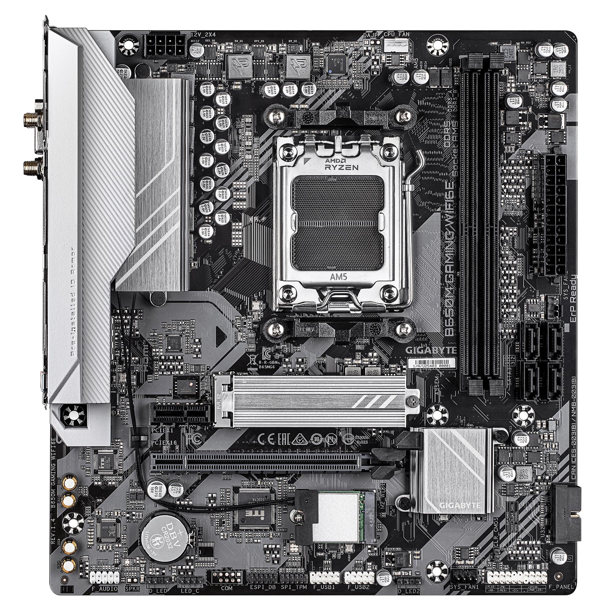 Mainboard GIGABYTE AMD B650 SAM5 Micro-ATX Memory DDR5 ...