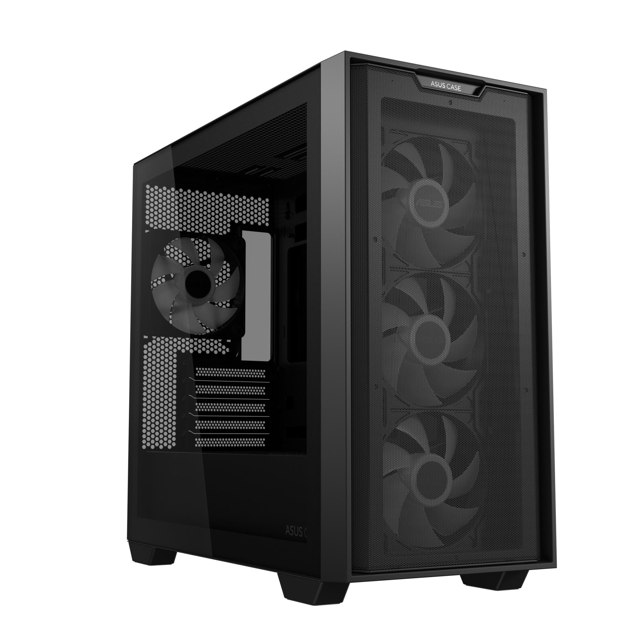 Case ASUS A21 PLUS MidiTower Case product features Transparent panel ...